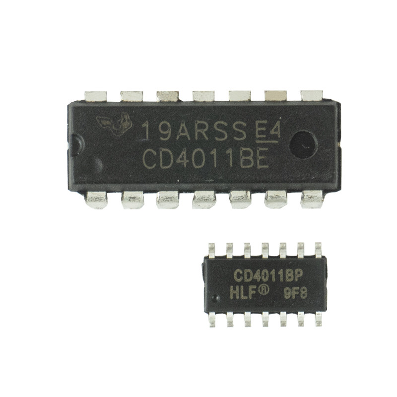 逻辑-栅极和逆变器 CD4011逻辑IC直插/贴片 4011 CD4011BE_虎窝淘