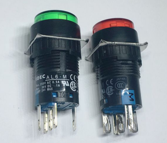 IDEC正品和泉AL6-M A AL6M-M14GC A14gc RC YC Sc WC带灯按钮开关_虎窝淘