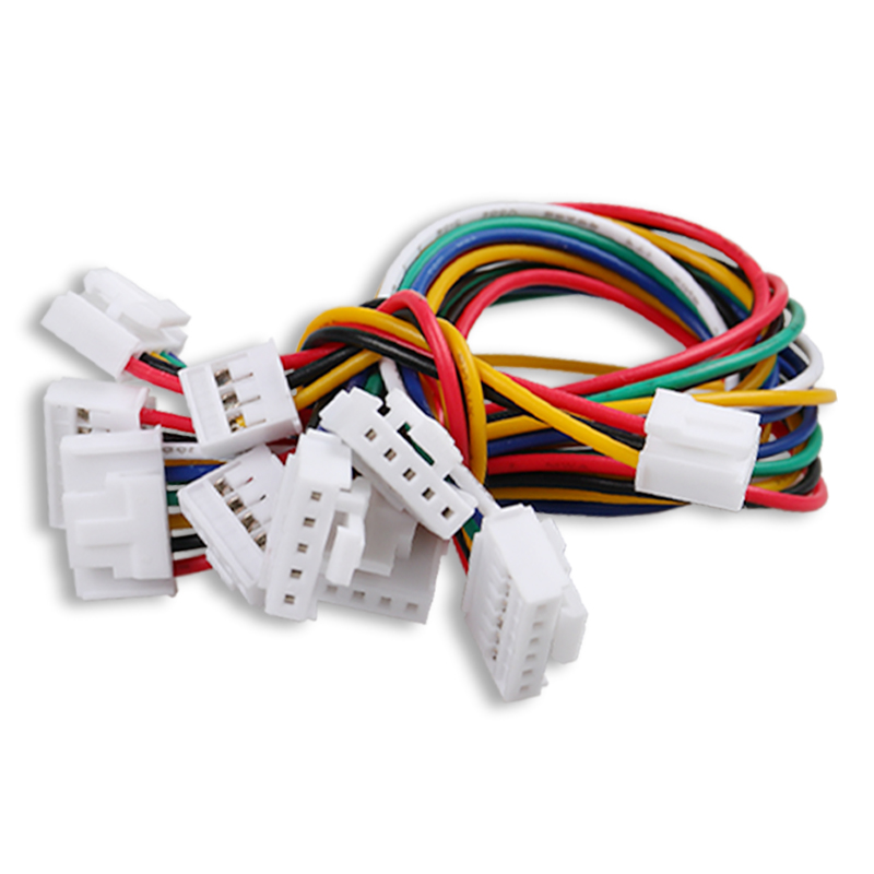 HY2.0mm带扣端子连接线2-12p单双头电子线100mm-300mm长度彩色线_虎窝淘