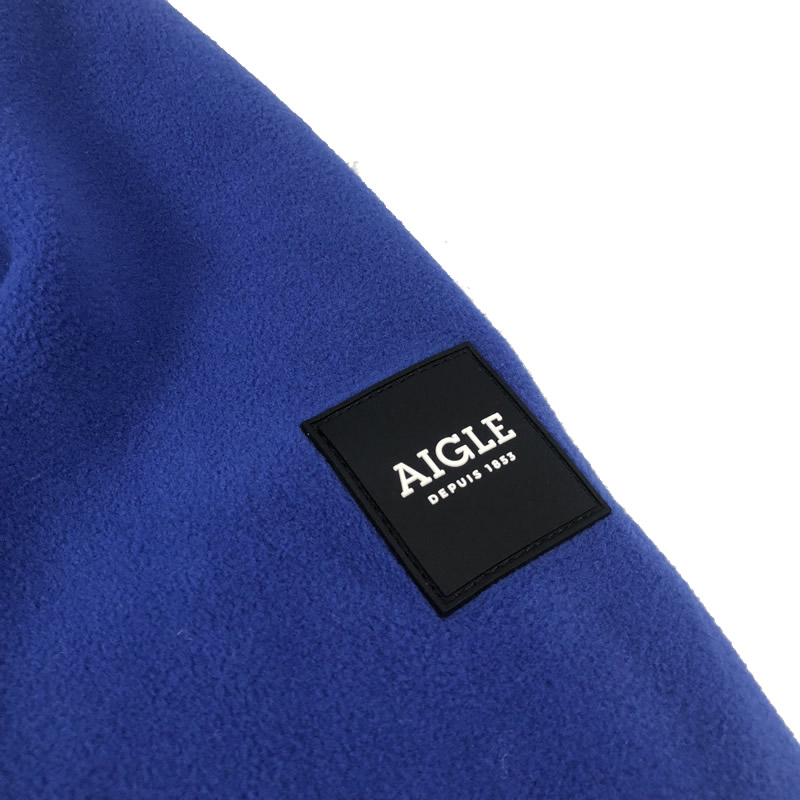 AIGLE艾高连帽抓绒衣男DEMPSEY加厚保暖防风全拉抓绒外套N8581_虎窝淘