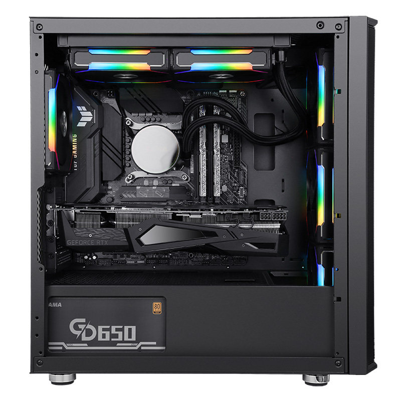 先马平头哥M8电脑机箱matx侧透玻璃台式机主机mini迷你itx小机箱_虎窝淘