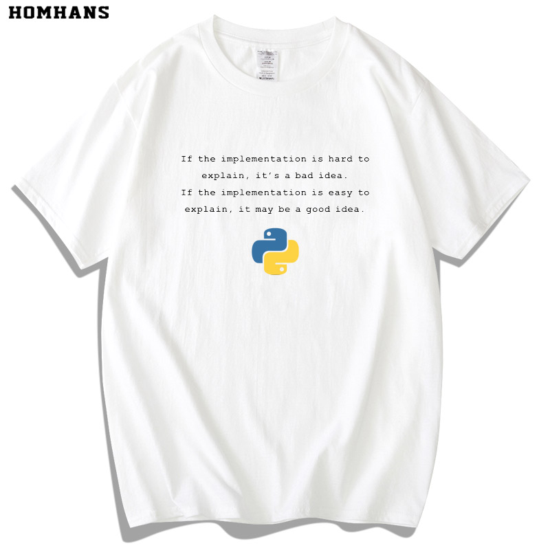 红韩PYTHON短袖T恤程序员极客geek编程语言代码农理工IT男棉夏装_虎窝淘