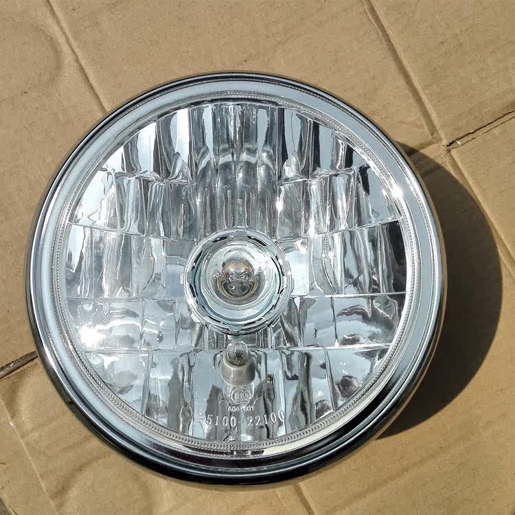 适用铃木锐爽EN125-2A-2E-2F-3E-3F前照灯摩托车圆形大灯方大灯_虎窝淘