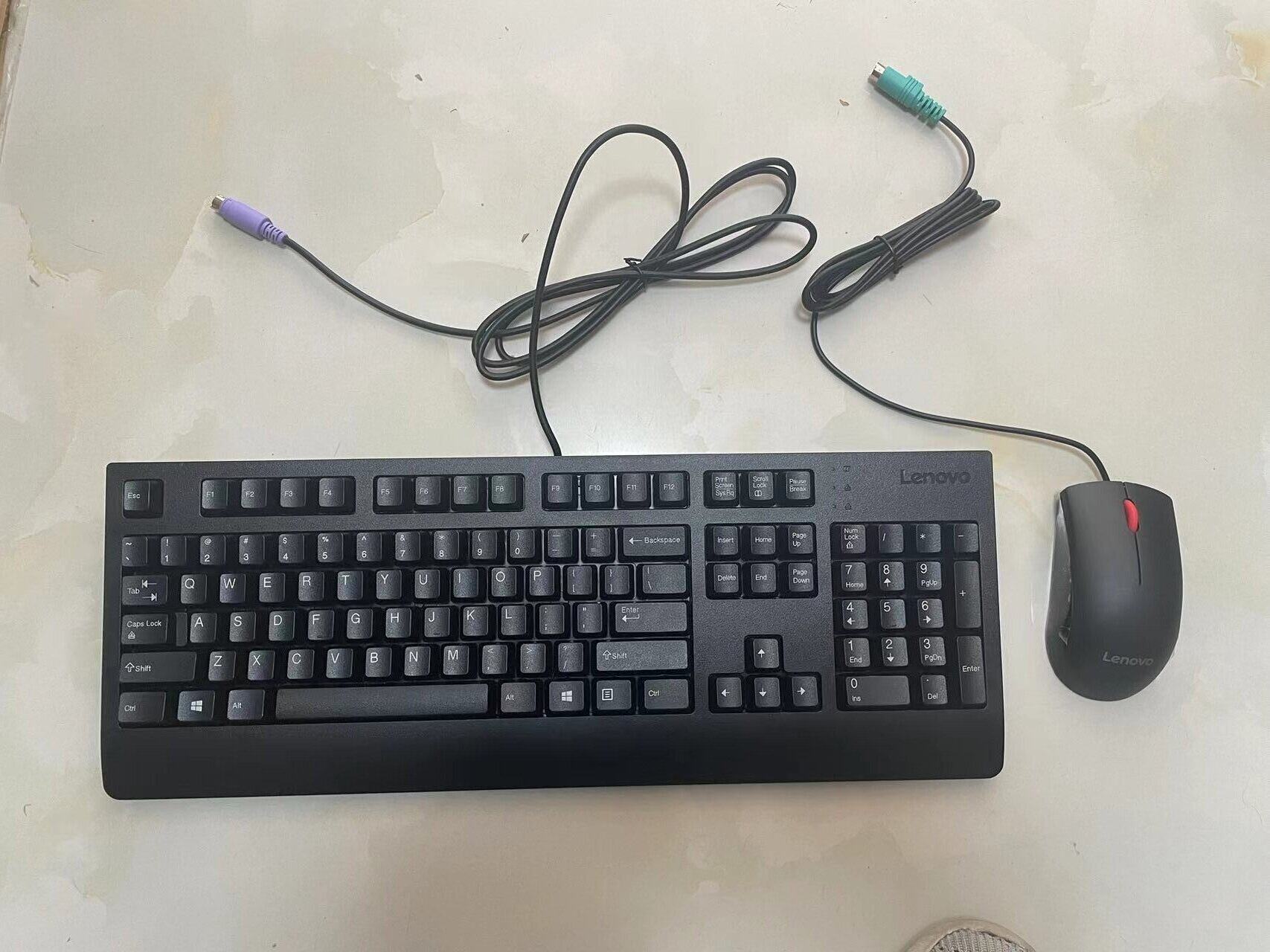 键盘全新正品联想SK-8817PS2圆孔有线KB-1701台式机键盘