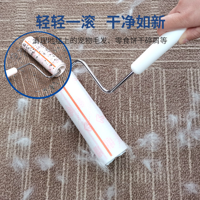 日本nitto colocolo除螨粘毛器滚筒可撕式粘尘神器猫毛狗毛除毛滚_虎窝淘