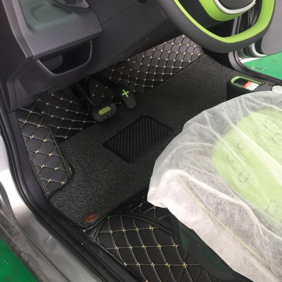 柳州宝骏E100专用E200汽车脚垫E300宏光mini双层全包地垫原版定制_虎窝淘