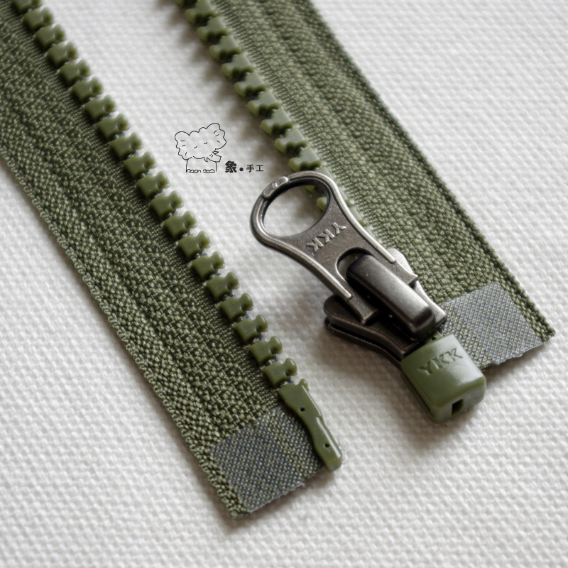 深色50_80cm 5号YKK单头树脂开口拉链运动校服冲锋衣羽绒服拉锁_虎窝淘