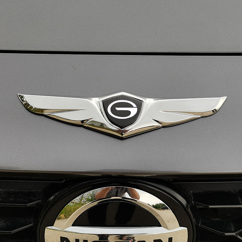 广汽传祺GS4车标改装M8车头盖外观件M6装饰贴GS3车标贴纸爆改中网_虎窝淘