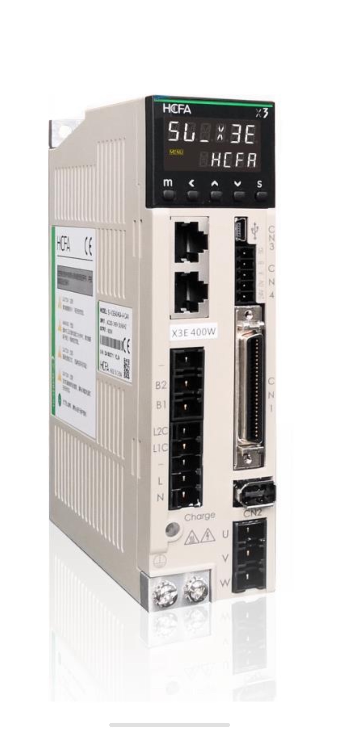 全新HCFA禾川伺服整套400W伺服电机X2/X3系列X2MH040A-N2CA_虎窝淘