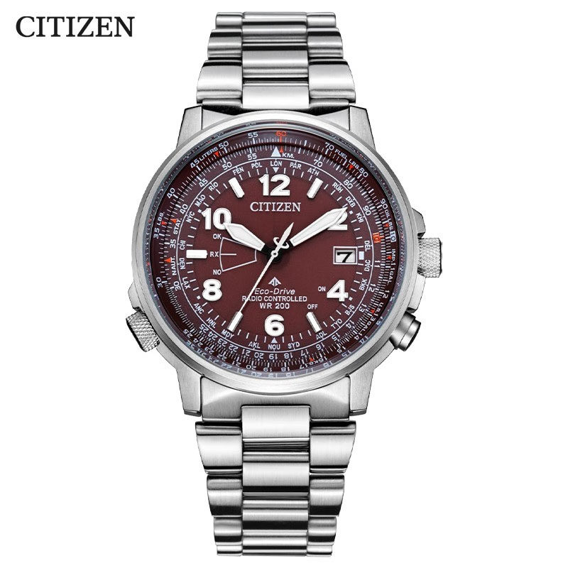 西铁城(CITIZEN)手表光动能万年历电波男表CB0241-85X/CB0240-88L_虎窝淘