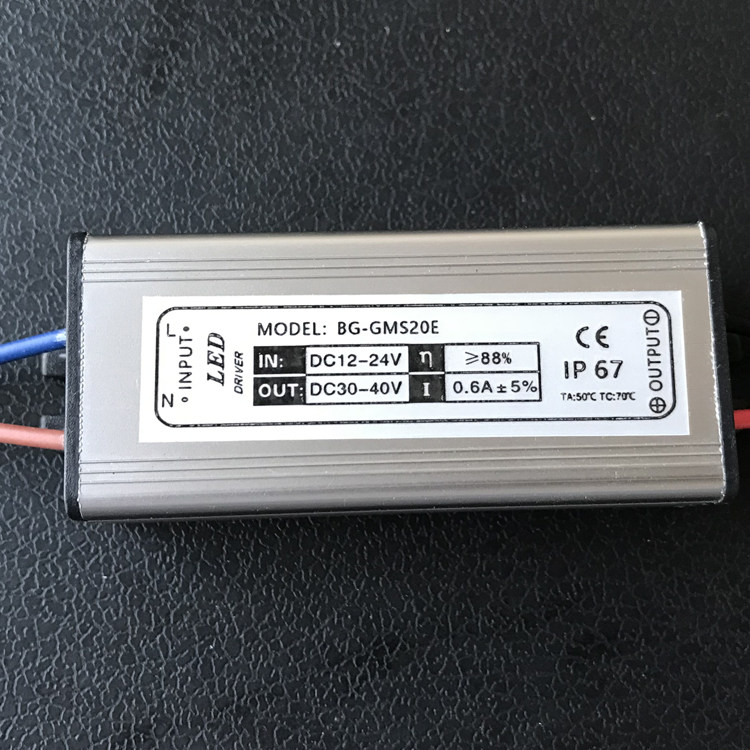 DC12-24V 20W10串2并 LED驱动恒流防水电源 530-550ma柏光佳恒_虎窝淘