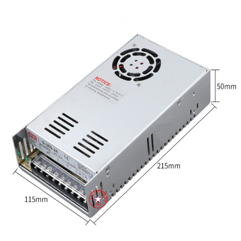 明伟AC380V输入开关电源DS-SV-XS-400W直流12V15V24V36V48V变压器_虎窝淘