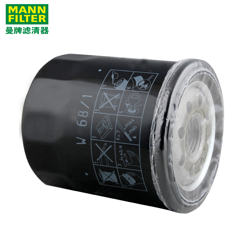 卡罗拉雷凌致炫花冠威驰机滤新帝豪EC7远景S1机油滤芯格曼牌W68/1_虎窝淘