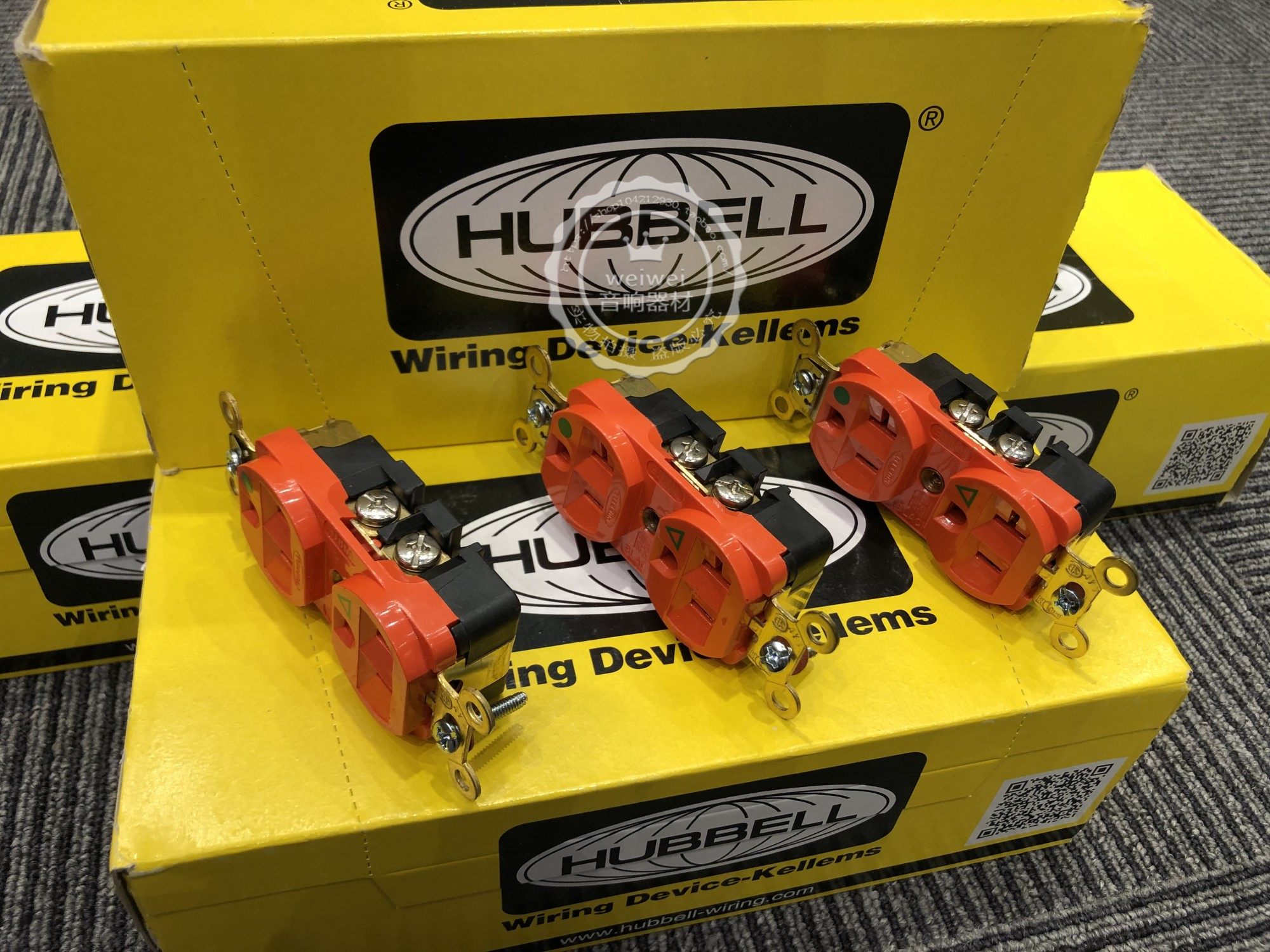 美国原装HUBBELL荷宝 IG8300医疗级电源插座墙插独立接地_虎窝淘