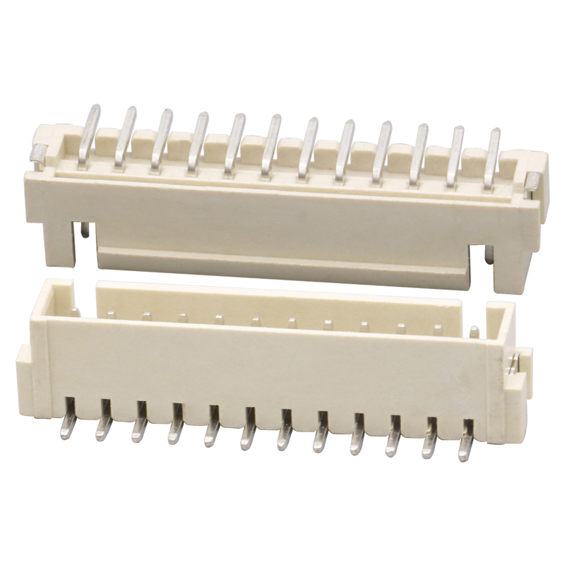 XHB2.54接插件2.54mm间距立贴SMT立式针座XH2.54带锁扣连接器插座_虎窝淘