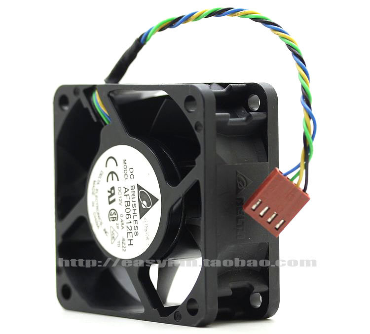 全新台达 AFB0612EH-6Z22 6CM 0.48A 6025 pwm调速双滚珠风扇_虎窝淘