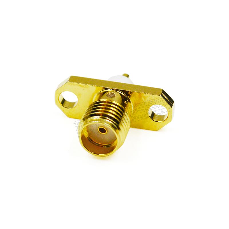 东方旭普射频连接器SMA-KFD84 SMA 2孔法兰固定 SMA-KFD-2-3_虎窝淘