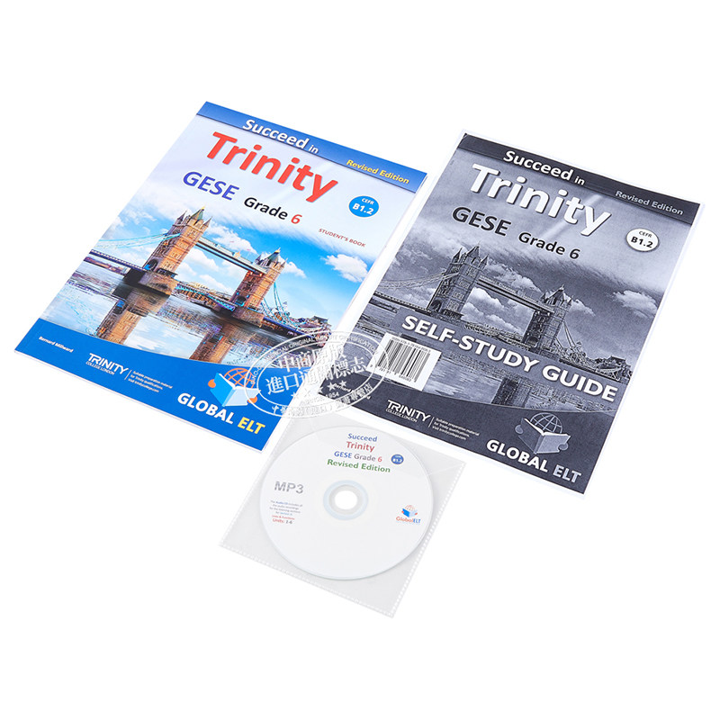 现货 Global ELT Succeed in Trinity-GESE-Grade 6 CEFR B1.2三一口语等级考试六级自学套装少儿 ...