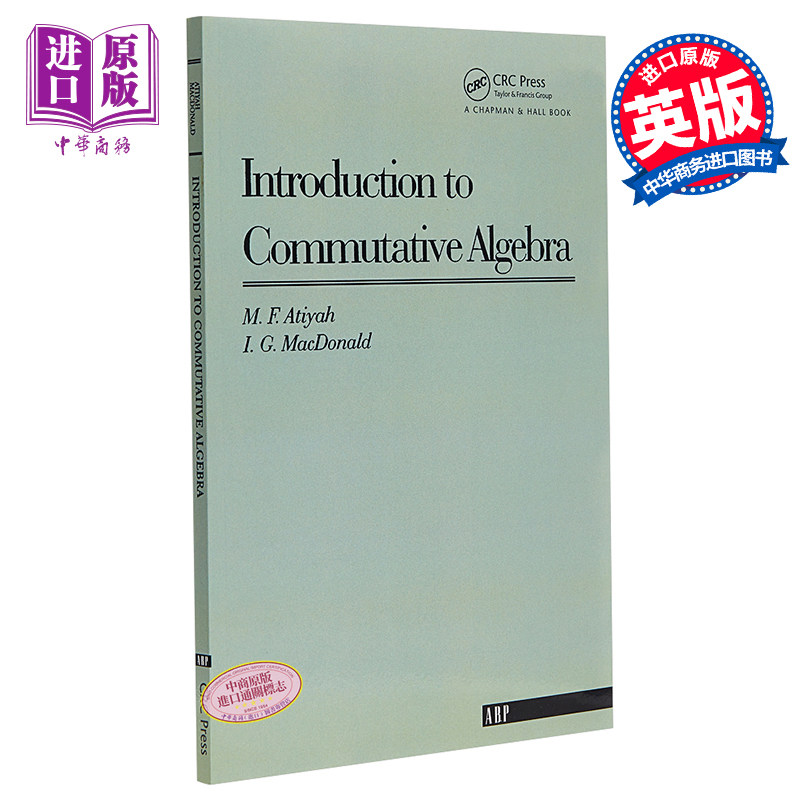 现货交换代数导引豆瓣阅读英文原版 Introduction To Commutative Algebra Michael Atiyah【中商 ...