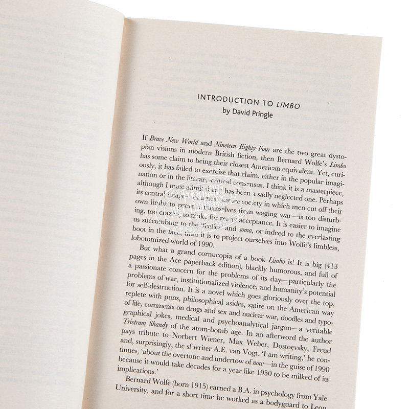 【中商原版】科幻经典：地狱英文原版科幻小说 Limbo(Sf Masterworks) Bernard Wolfe Gollancz_虎窝淘