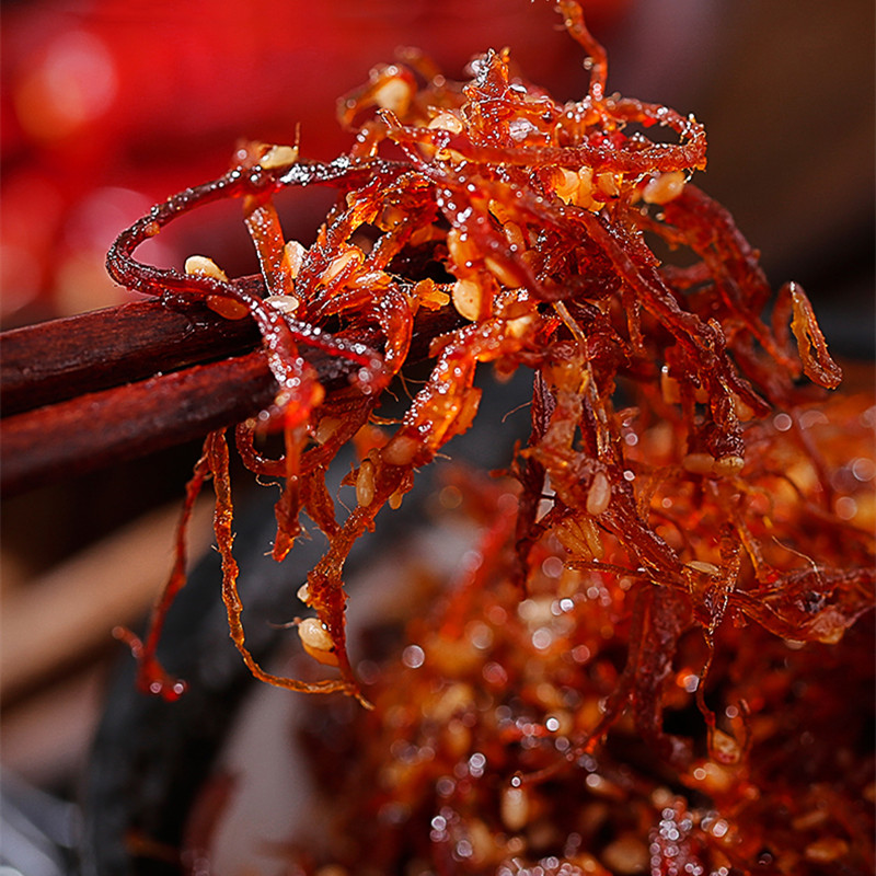 张飞灯影牛肉丝81g*5袋四川特产五香香辣休闲零食阆中牛肉大礼包_虎窝淘