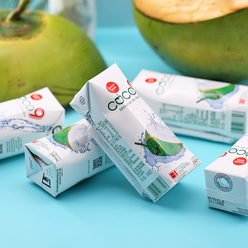 戴尔可可椰子水250ml*9瓶装整箱送人风味印尼进口coco9饮品饮料_虎窝淘