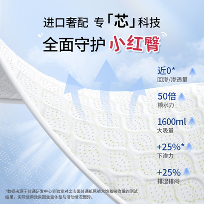 柔爱宝宝护臀纸尿裤透气拉拉裤