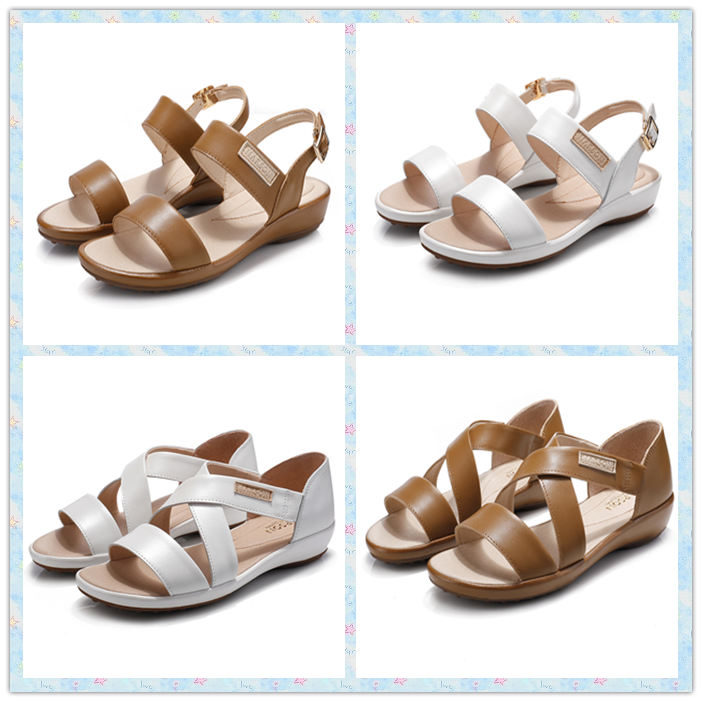 2023年夏季新款正品哈森harson平跟女鞋凉鞋HM89205 HM89203_虎窝淘