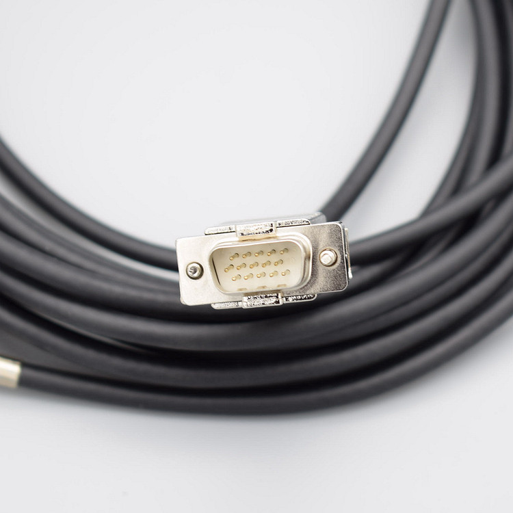 海德汉1387编码器线新时达西威安川编码器连接线7米电梯配件_虎窝淘