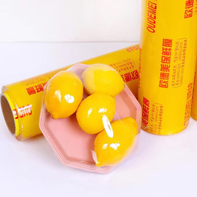 Clean film large rolls household economical food commercial fruit ...