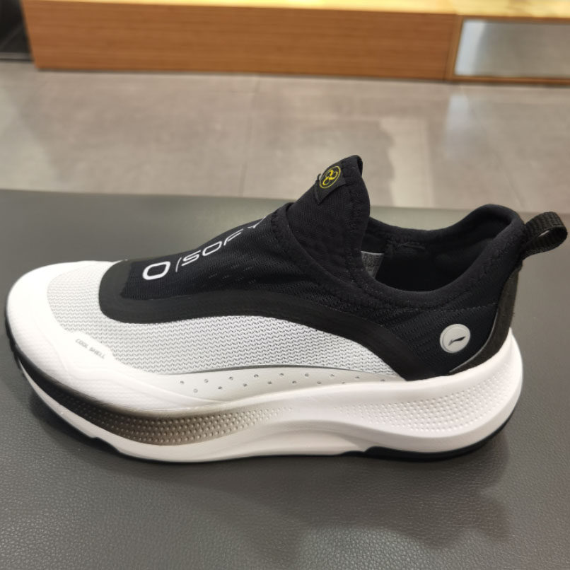 李宁运动鞋SOFT GO反光一脚蹬舒适透气潮流休闲鞋AGLT105/AGLU105_虎窝淘