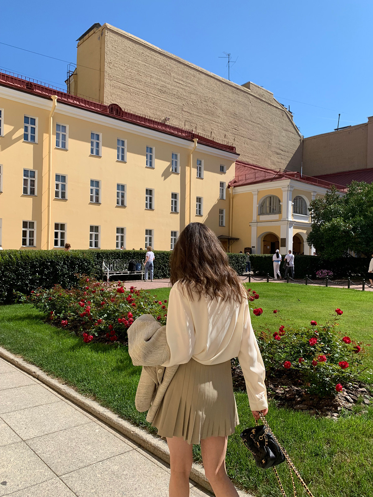 KERNEL COSMOS 23FW奥斯汀香茶法式简约古巴领花边口袋长袖衬衫_虎窝淘