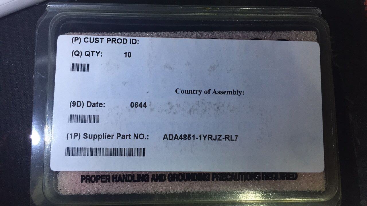 全新正品原装 ADA4851-1YRJZ-RL7丝印：HHB承诺假壹罰十_虎窝淘