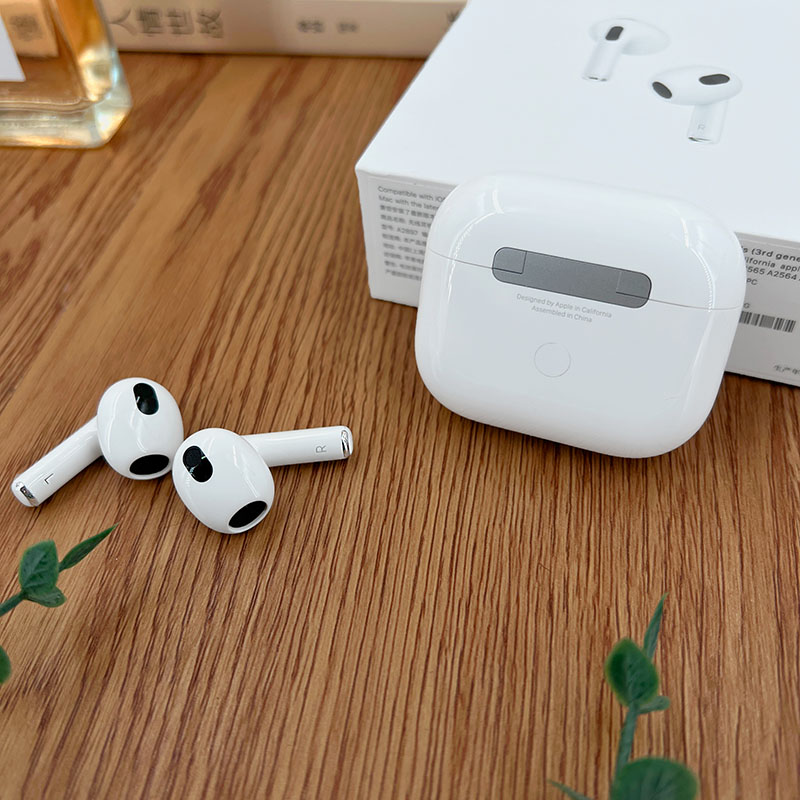 新款apple 苹果 Airpods(第三代)原装无线蓝牙耳机 Airpods3代 虎窝淘