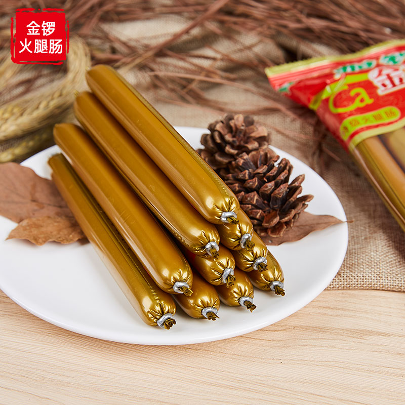 金锣加钙火腿肠34g*30支好福火腿肠淀粉肠油炸麻辣烫火锅食材_虎窝淘