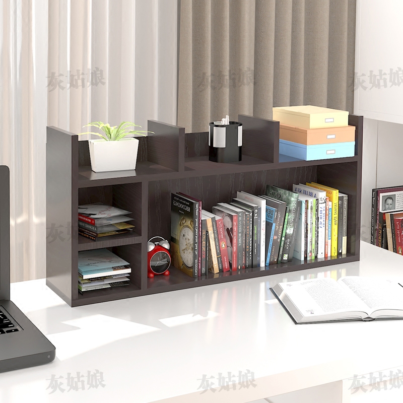 创意桌上简易书架置物架儿童学生桌面小书柜办公桌收纳架多层_虎窝淘