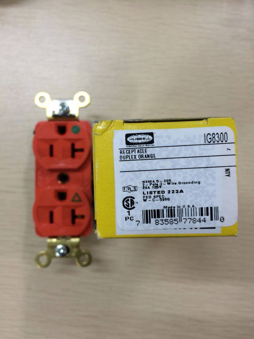 全新原装美国荷宝 HUBBELL IG8300电源插座_虎窝淘