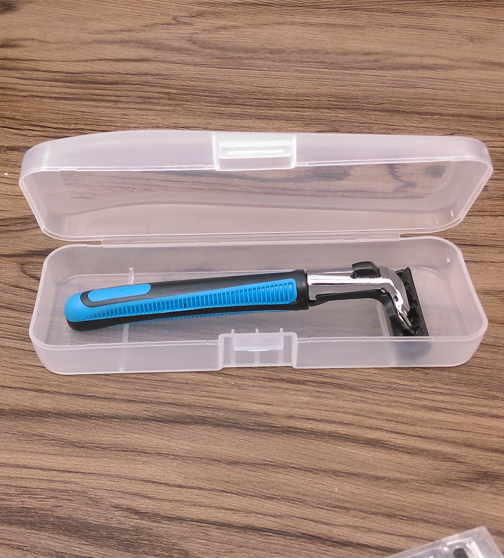 通用剃须刀收纳盒塑料盒子刮胡刀盒子方便携带旅行盒礼品盒_虎窝淘