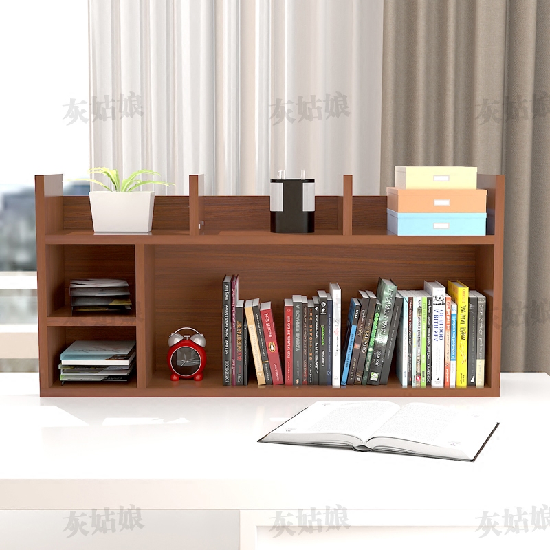 创意桌上简易书架置物架儿童学生桌面小书柜办公桌收纳架多层_虎窝淘
