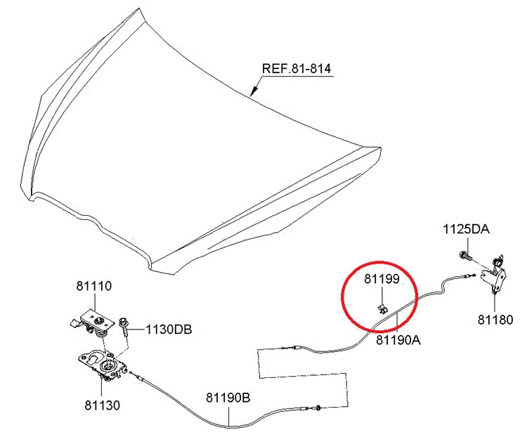 雅绅特伊兰特悦动朗动领动i30索纳塔机盖油箱盖拉线喷水软管卡子_虎窝淘