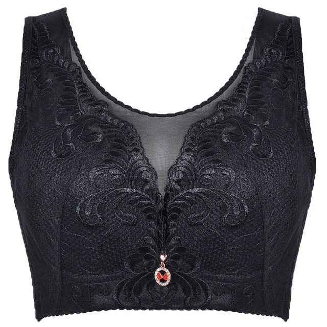 Kiki -no steel ring tube top sexy lace embroidered women's underwear ...