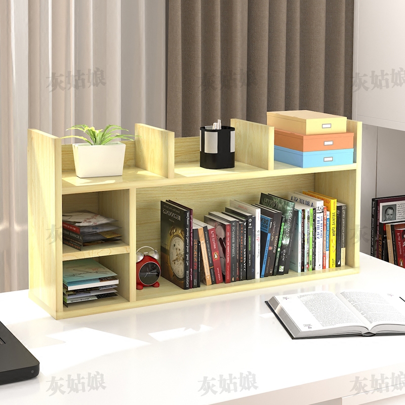 创意桌上简易书架置物架儿童学生桌面小书柜办公桌收纳架多层_虎窝淘