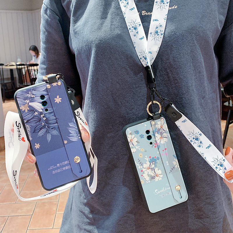 适用于OPPORENO手机壳6.4寸PCAM00腕带。PCAM00挂绳opreno带支架。oppoReno网红CPH1921保护套opop ...