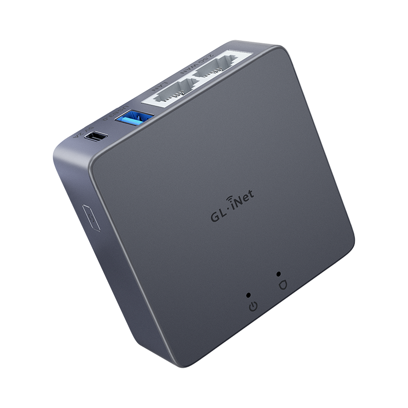 glinet MT2500A有線路由器千兆智能迷你網關家用2.5G端口USB無wifi弱電箱可攜式金屬殼小型萬兆交換機旁路由-Taobao