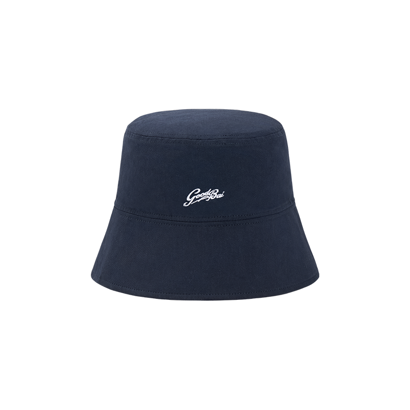GOODBAI LOGO繡花漁夫帽 2024春季新款深盆設計