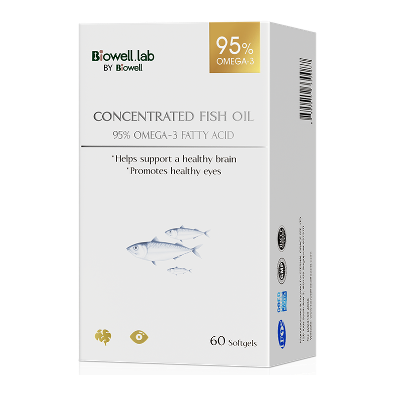 Biowell小金星plus鱼油dha儿童青少年学生补脑记忆力神经酸非藻油