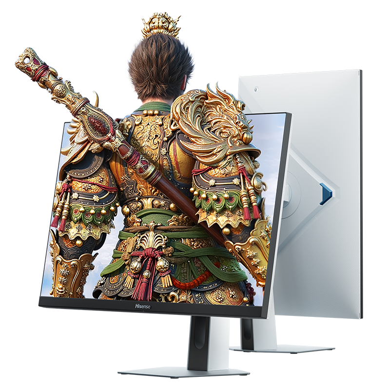 海信大圣G5 Pro 27英寸2K180Hz 1ms 旋转升降电竞显示器 冰川白