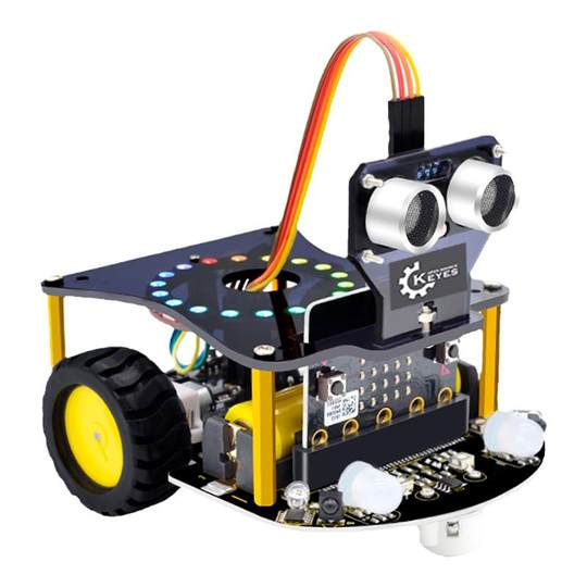 Microbit Smart Car Robot Kit - Micro:bit Python Graphical Programming ...