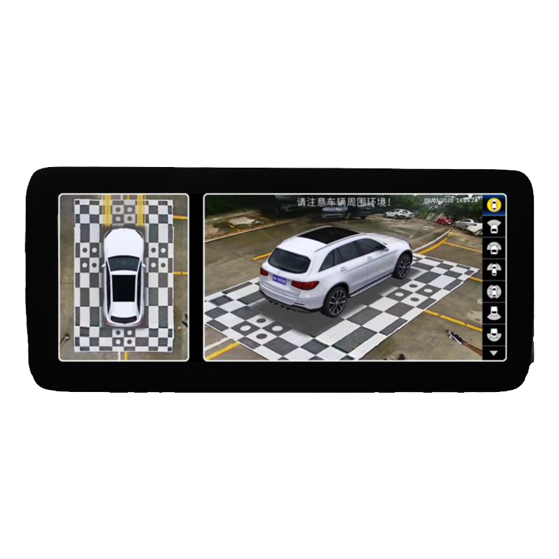 360度全景影像適用於賓士C E GLE GLC GLA倒車泊車系統行車記錄儀