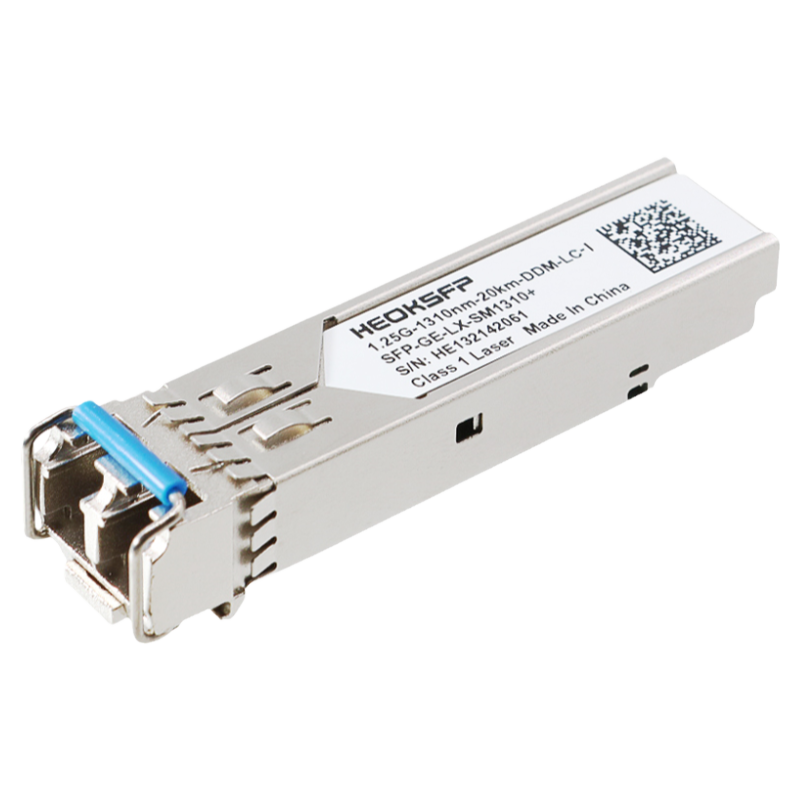 HEOKSFP工业级 SFP-1GLXLC光模块M-SFP-LX/LC 千兆10km兼容摩莎MOXA百通赫斯曼Hirschmann通信煤矿用交换机